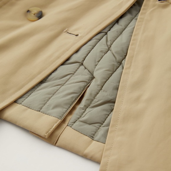 Zara | Jackets & Coats | Nwt Zara Quilted Basic Trench Coat | Poshmark